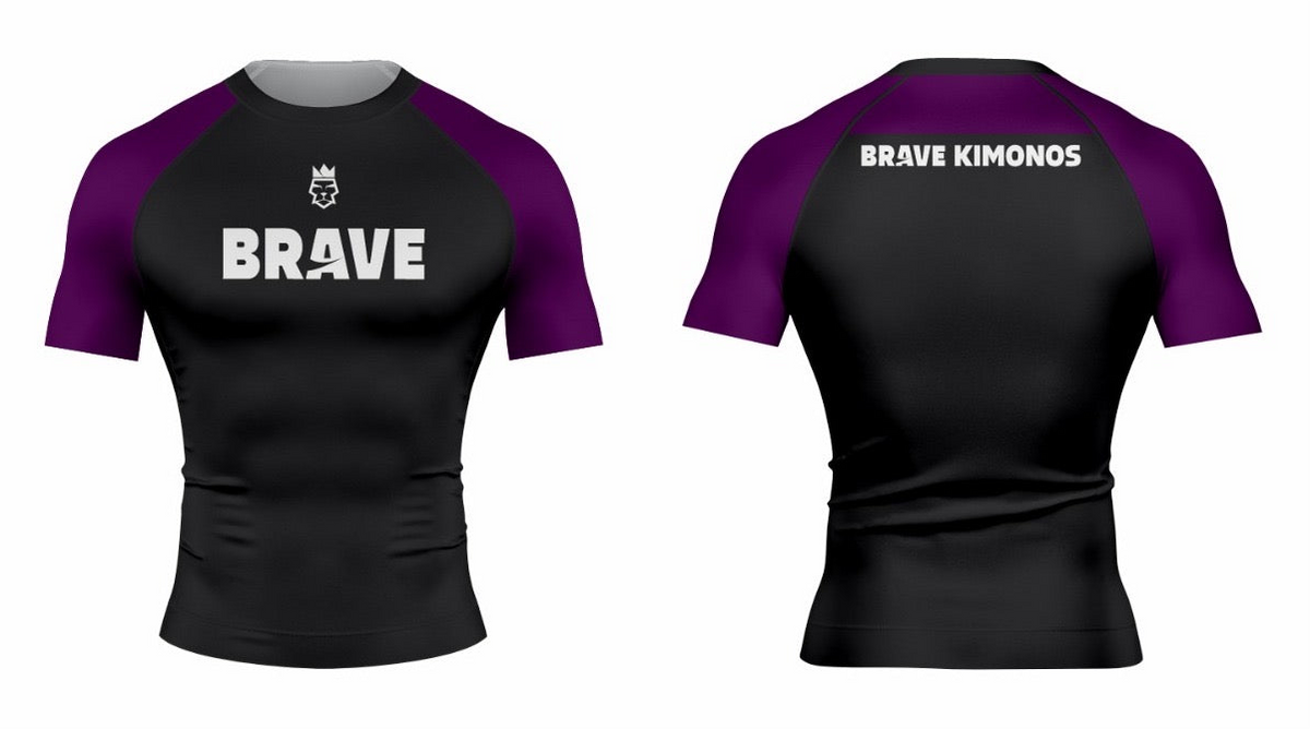 Brave Competition Ranked Rashguard - Short Sleeve – Brave Kimonos